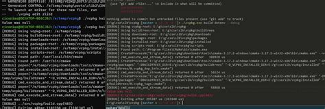 Create Package Example Fails With Value Was Null Issue Microsoft Vcpkg GitHub