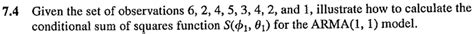 Solved 74 Given The Set Of Observations 6 245342and 1