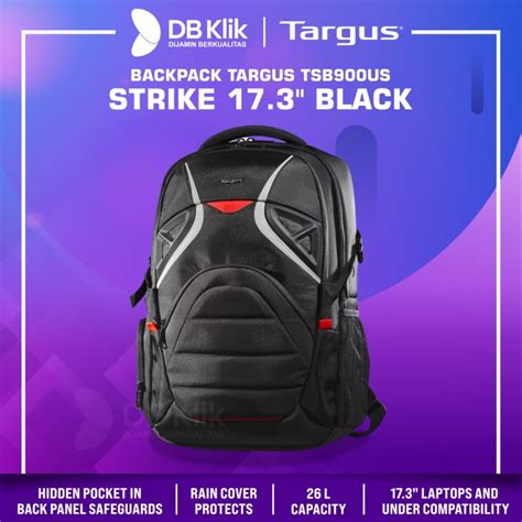 Jual Backpack Gaming Laptop Targus Tsb Us Strike Targus Tsb Us Shopee Indonesia