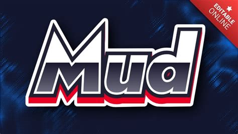 Mud Text Effect Generator