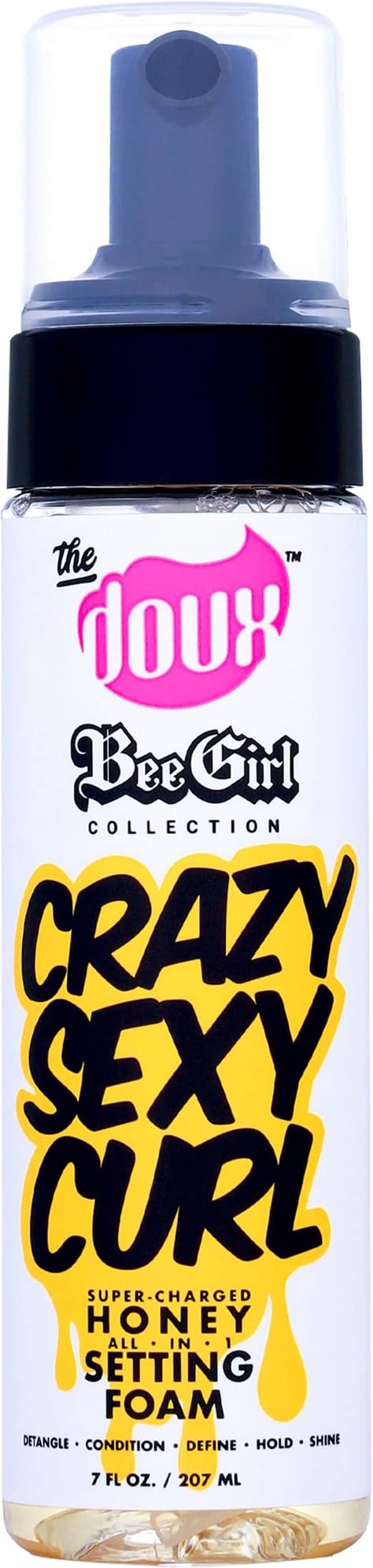 The Doux CRAZYSEXYCURL Honey Setting Foam Mousse Hair Foam With Natural Honey To Style