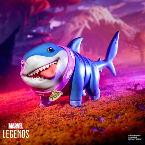 Marvel Rivals Venom And Jeff The Land Shark Fig Legend Series 15cm