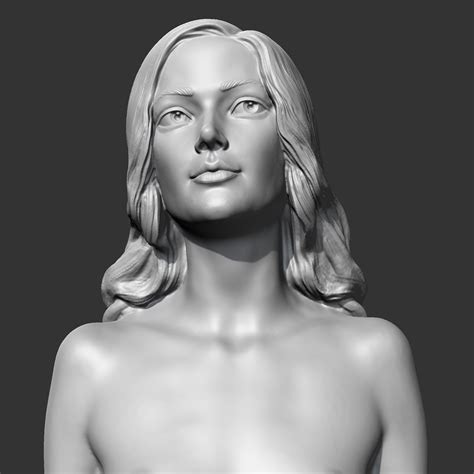Stl File Ch Girl Bust T 3d Print Model・3d Print Design To Download・cults