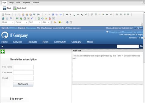Adding Portal Engine Functionality To Aspx Templates