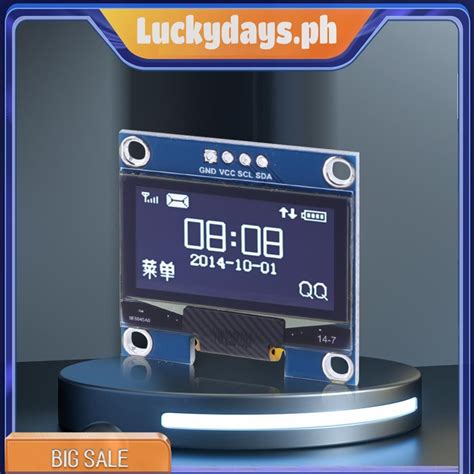 13inch Oled Module 128x64 Ssh1106 Drive Lcd Module For Arduino