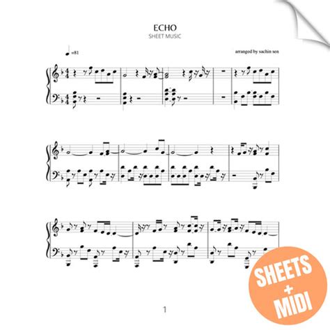 Echo Sheet Music And Midi Sachin Sen