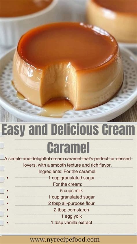 Easy And Delicious Cream Caramel Creme Caramel Recipe Easy Crème