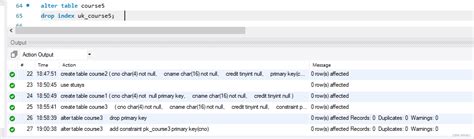数据库表操作：主键与唯一性约束的定义与管理 Csdn博客