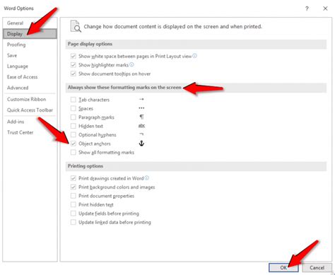 How To Remove Anchor In Word Officebeginner