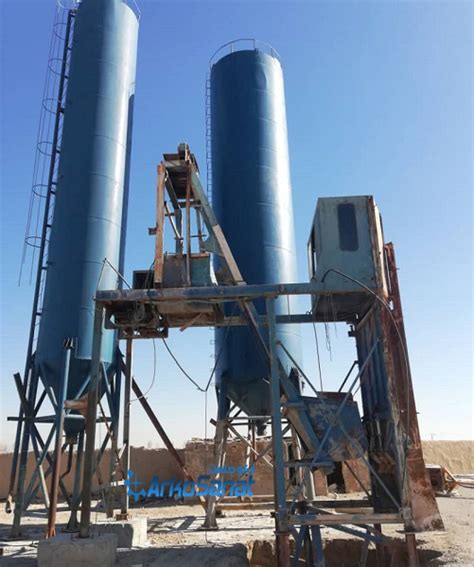 بچینگ پلانت دست دوم فروشی طرح لیبهر به همراه سیلوی های سیمان آرکو صنعت