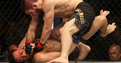 Watch Khabib Nurmagomedov Taunt Conor Mcgregor While Pummeling Him At