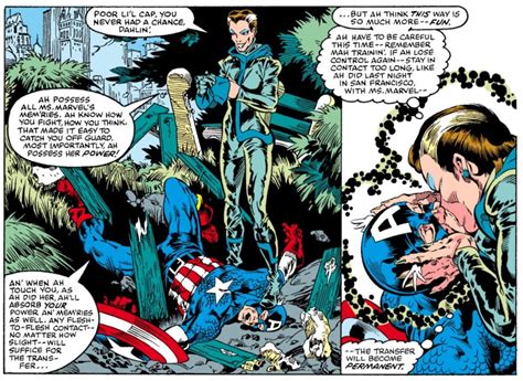 Ms Marvel And Rogue Kiss