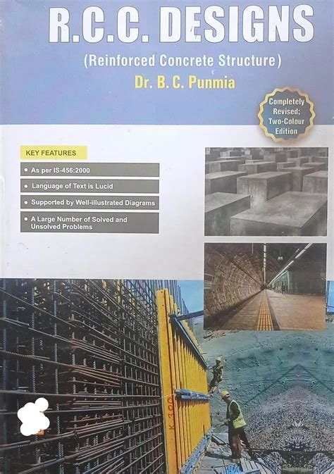 Buy Rcc Designs Reinforced Concrete Design By Bc Punmia Nvb Book
