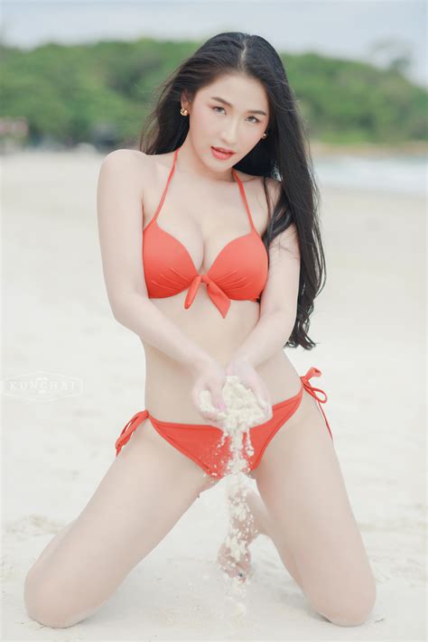 นางแบบเซ็กซี่ ใส่บิกินี่เที่ยวทะเล สาวสวย เซ็กซี่ ขยี้ใจ Cute Girl