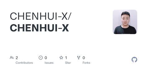 Github Chenhui Xchenhui X