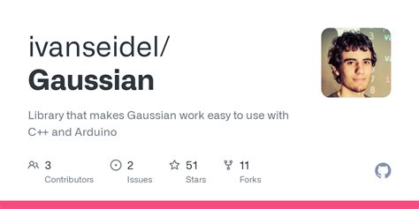 GitHub Ivanseidel Gaussian Library That Makes Gaussian Work Easy To Use With C And Arduino