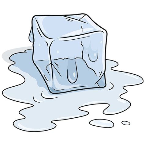 How To Draw An Ice Cube Step By Step Tutorial