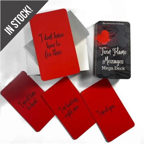 Twin Flame Messages Mega Oracle Deck In Stock Etsy Twin Flame Oracle Decks Oracle Cards Decks