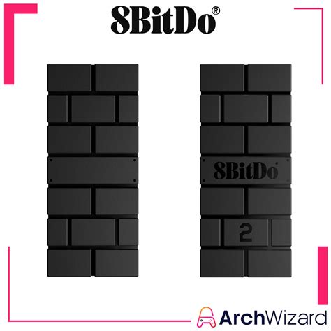 8BITDO USB Wireless Bluetooth Adapter 2 Black For Windows For PC Mobile Steam Deck ArchWizard