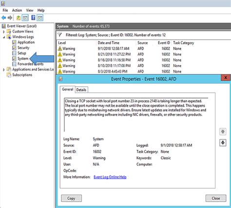 Closing A TCP Socket With Local Port Number X In Process Y Is Taking Longer Than Expected