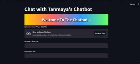 Tanmaya Sahu On Linkedin Chatbot Streamlit Dataanalytics Ai Datascience Generativeai