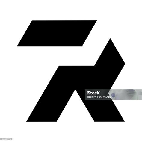 전문적인 혁신적인 초기 Rt 로고 및 Tr 로고 문자 Rt 또는 Tr 미니멀하고 우아한 모노그램 프리미엄 비즈니스 예술적 알파벳 기호 및 기호 0명에 대한 스톡 벡터 아트