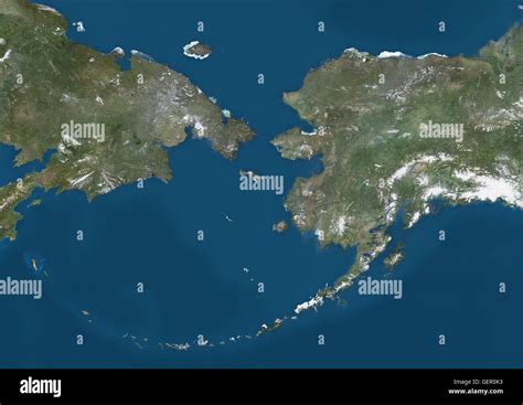 Bering Strait World Map