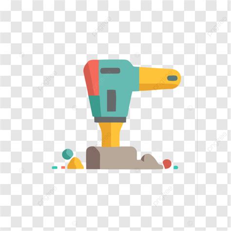 실제와 같은 조류 일러스트레이션 스타일로 벡터 흰색 배경에 착암기의 단순한 다채로운 아이콘 그림자 없음 작은 프레임 중앙 Png 일러스트 및 벡터 에 대한 무료