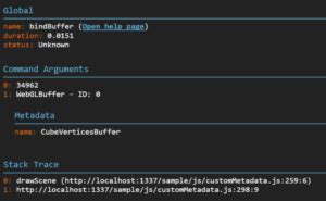 Debugging WebGL With SpectorJS Real Time Rendering
