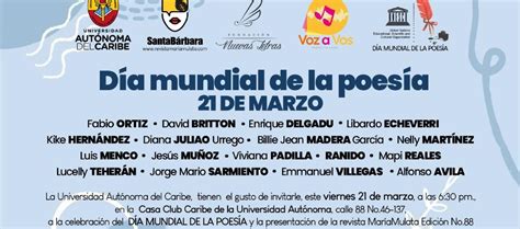 Con Versos 16 Poetas Celebrarán El Día Mundial De La Poesía