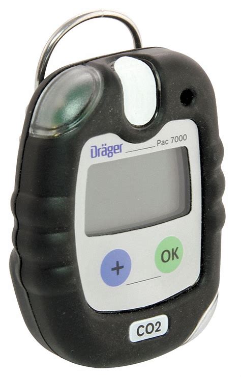 DRAEGER Single Gas Detector 0 To 5 Vol Sensor Range Audible Visual Vibrating Alarm Type
