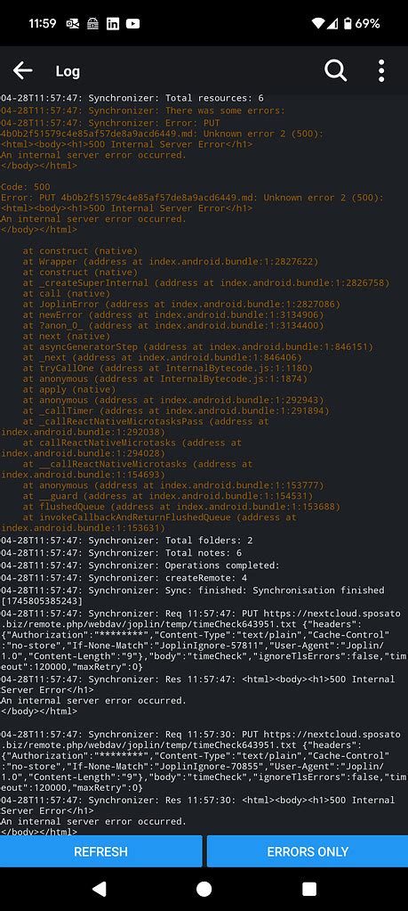Android Sync Issue Support Joplin Forum