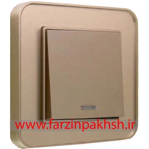 خرید و قیمت کلید و پریز توکار ایران الکتریک مدل ارس پلکسی بژ کلید