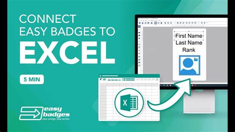 Connect To Excel With Easy Badges Id Card Software Standard Edition