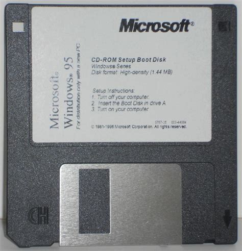 Windows 95 CD Floppy Disk Help
