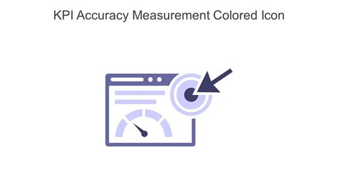 Kpi Accuracy Measurement Colored Icon In Powerpoint Pptx Png And Editable Eps Format Ppt Sample