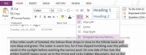 Double Spacing Text In OneNote The Lost Prophet