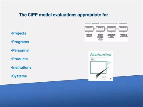 Ppt The Cipp Model Evaluations Appropriate For Powerpoint Presentation Id 4068350
