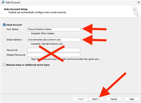 Helpdesk X2707 How To Add An Shared Mailbox To Outlook For Mail Merge Knowledge Base