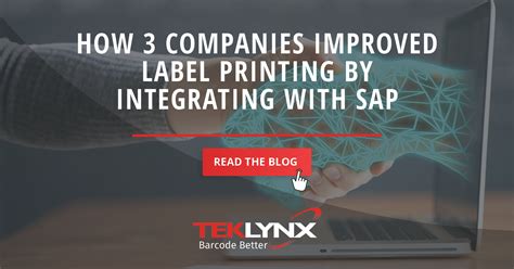 How Companies Improve Label Printing By Integrating With Sap
