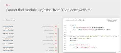 cannot find module lib axios · issue 221 · nuxt vite · github