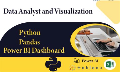 perform data analyst and visualization using python pandas power bi