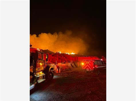Fairfax County Fire And Rescue Battles Fire At Landfill In Lorton
