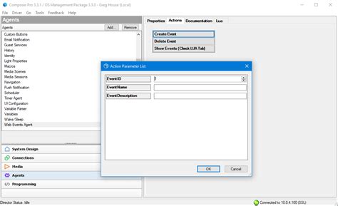 Web Events Agent For Control4 Execute Programming W S Get