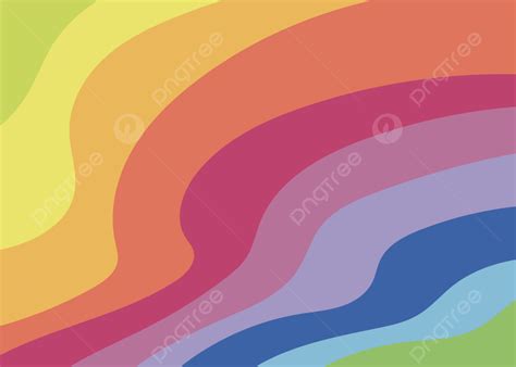Wallpaper Simple Rainbow