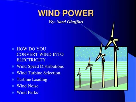 PPT WIND POWER PowerPoint Presentation Free Download ID