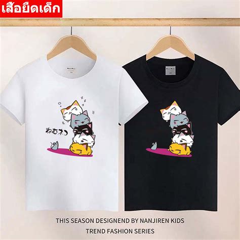 J 630 เสื้อยืดแขนสั้นเด็กลายการ์ตูนน่ารัก ผ้านุ่มใส่สบาย ลายเยอะ สีครบ ไซส์ครบ ปลีก ส่ง ทั่วไทย