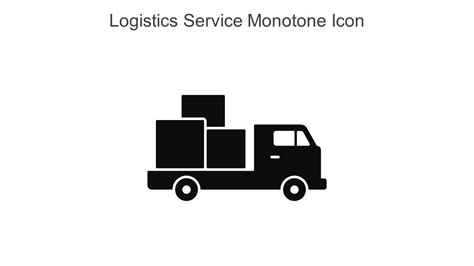 Logistics Service Monotone Icon In Powerpoint Pptx Png And Editable Eps Format Ppt Powerpoint