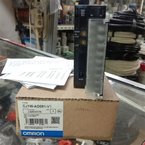 Jual PLC Omron CJ1W AD081 V1 Original Kota Bandung PUTRA JADE ELEKTRIK NEW Tokopedia
