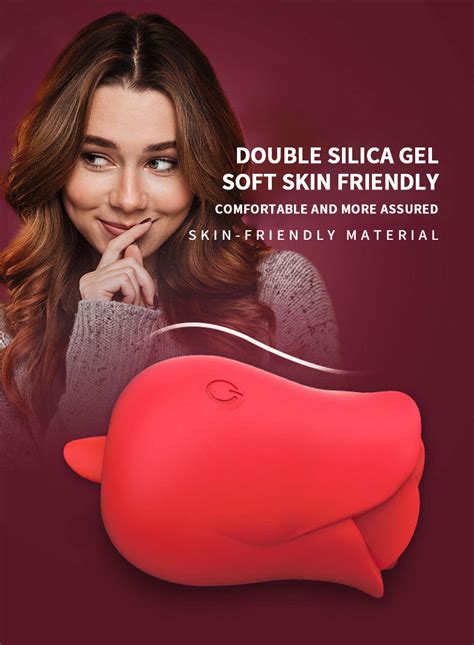 Rose Shape Vibrating Egg Sucking Vibrator Sexy Toys Female Masturbatior Licking Clitori